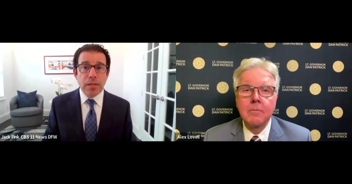 Jack Fink's one-on-one with Lt. Gov. Dan Patrick - CBS Texas