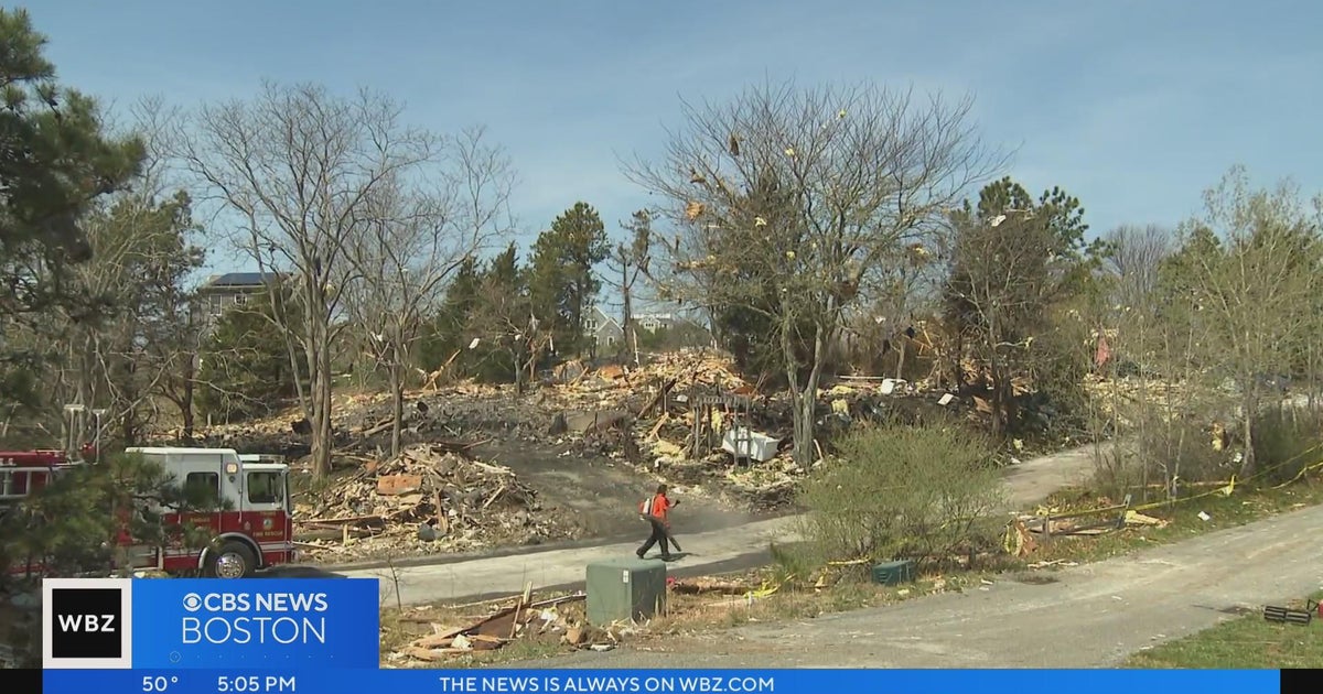Truro house explosion felt in neighboring towns; no one hurt - CBS Boston