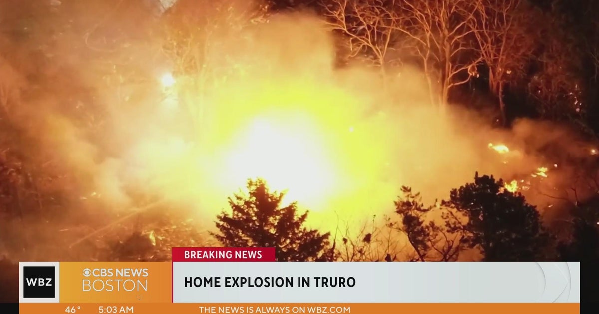 House explodes in Truro - CBS Boston