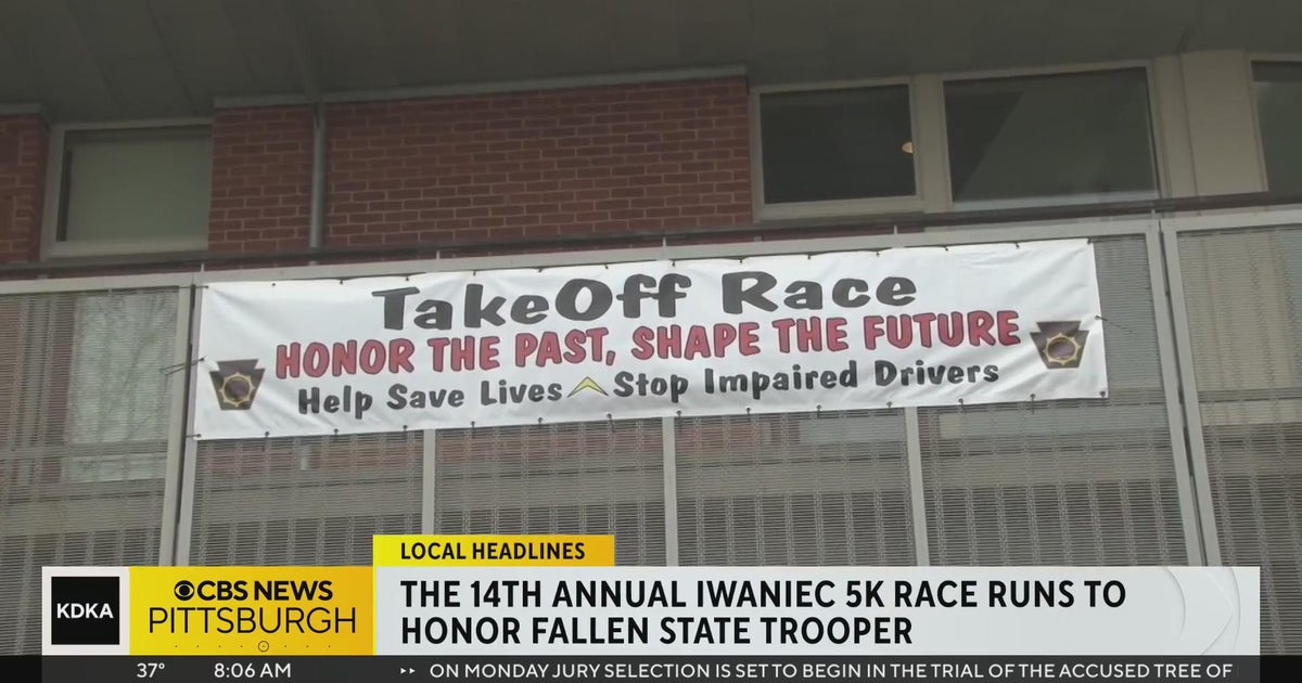 14th annual TakeOff Race supports fallen state trooper - CBS Pittsburgh