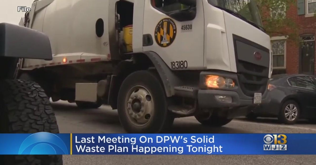 Final public input meeting Monday for Baltimore's 10-year solid waste ...