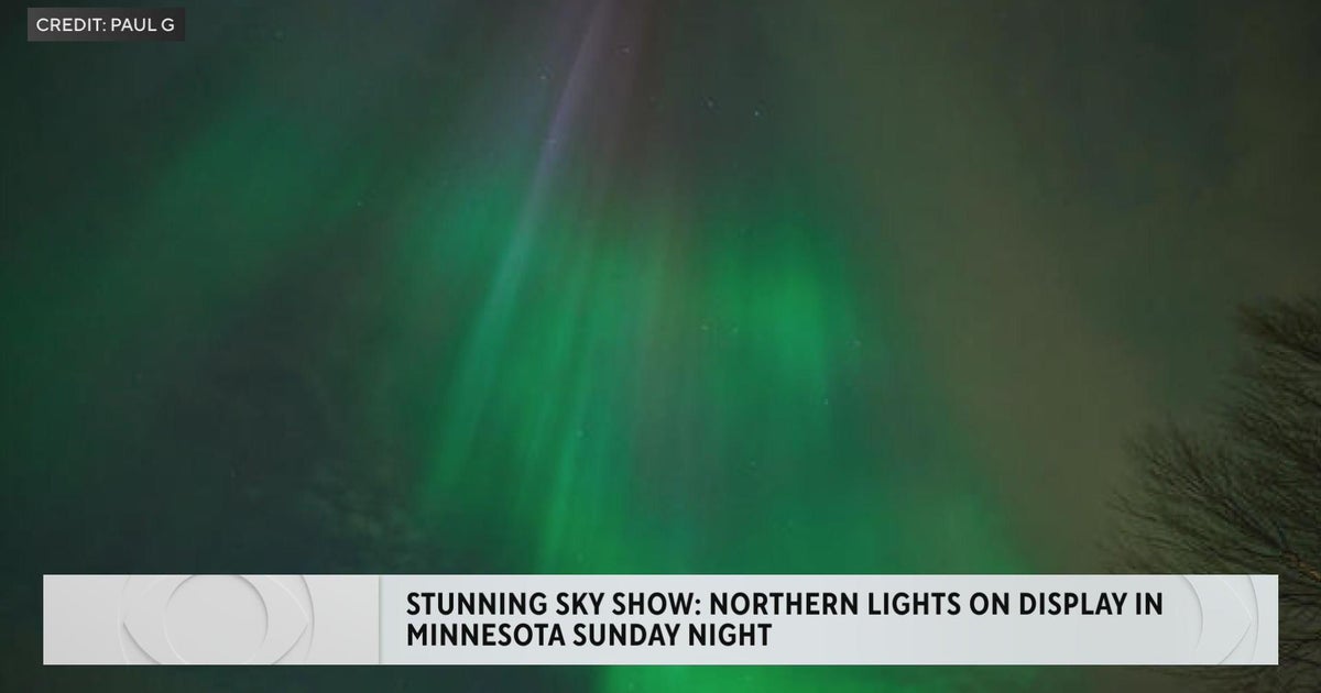Minnesotans capture stunning northern lights photos on Sunday - CBS ...