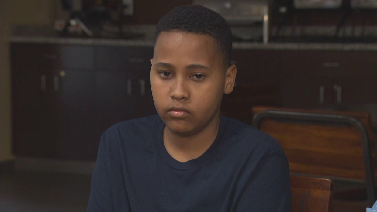 12-year-old boy shot in leg in Mattapan says he's afraid to go home - CBS Boston