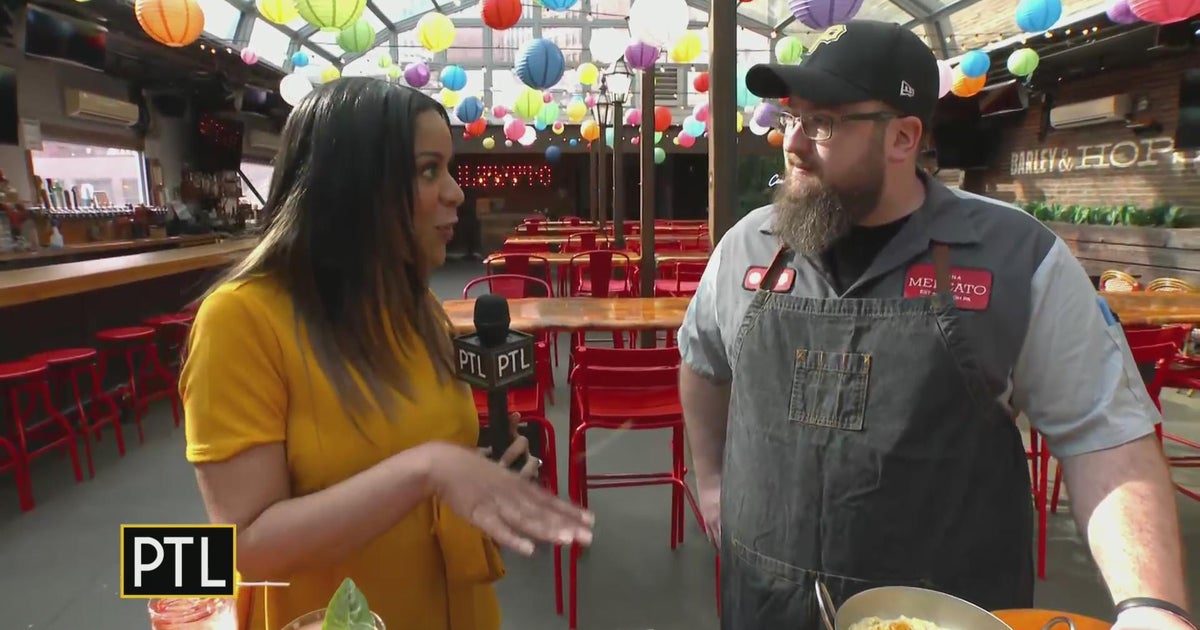 Sienna Mercato impresses with Floating Lantern Pop-Up Bar - CBS Pittsburgh