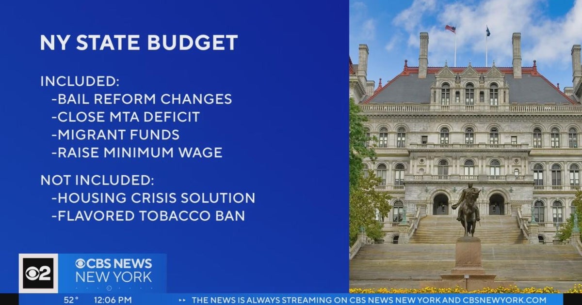 New York State budget nearing deal - CBS New York