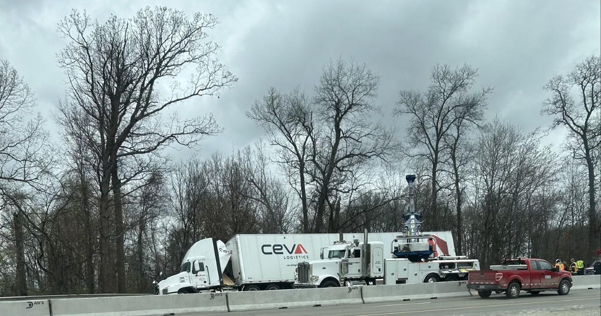 Semi-truck crashes into guardrail, spills glue on I-96 in Oakland ...