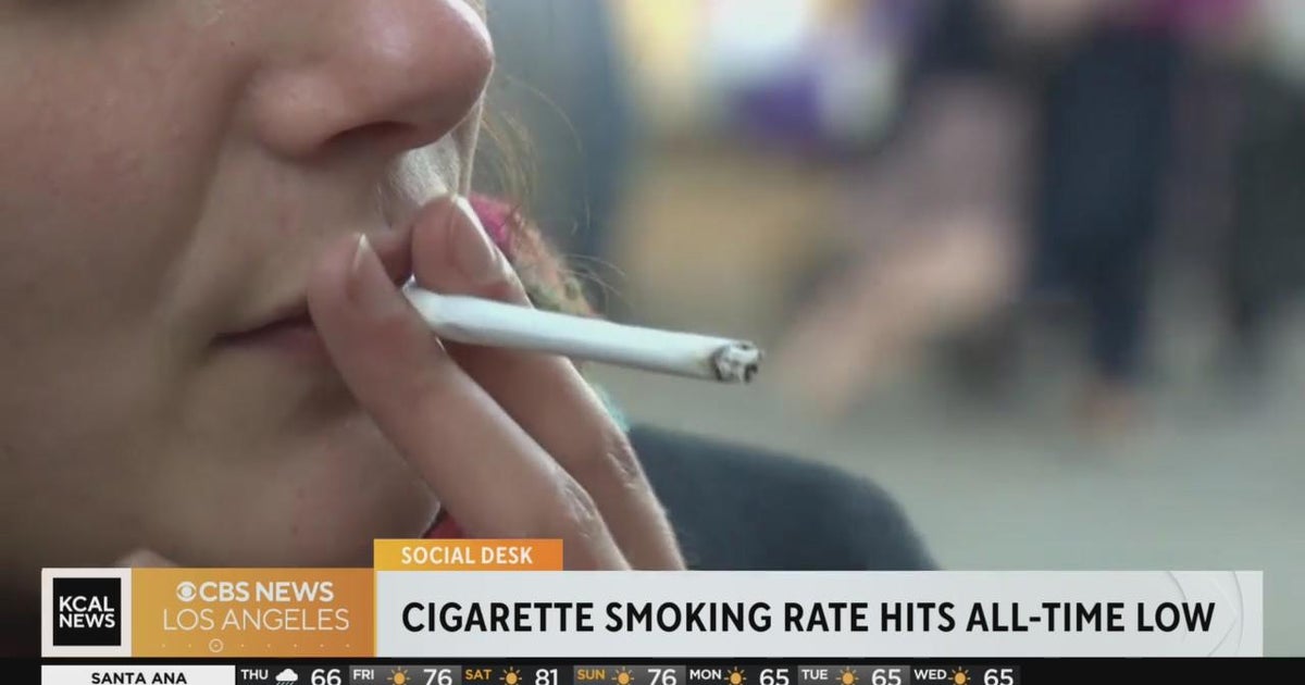 Cigarette smoking rate hits an all-time low - CBS Los Angeles