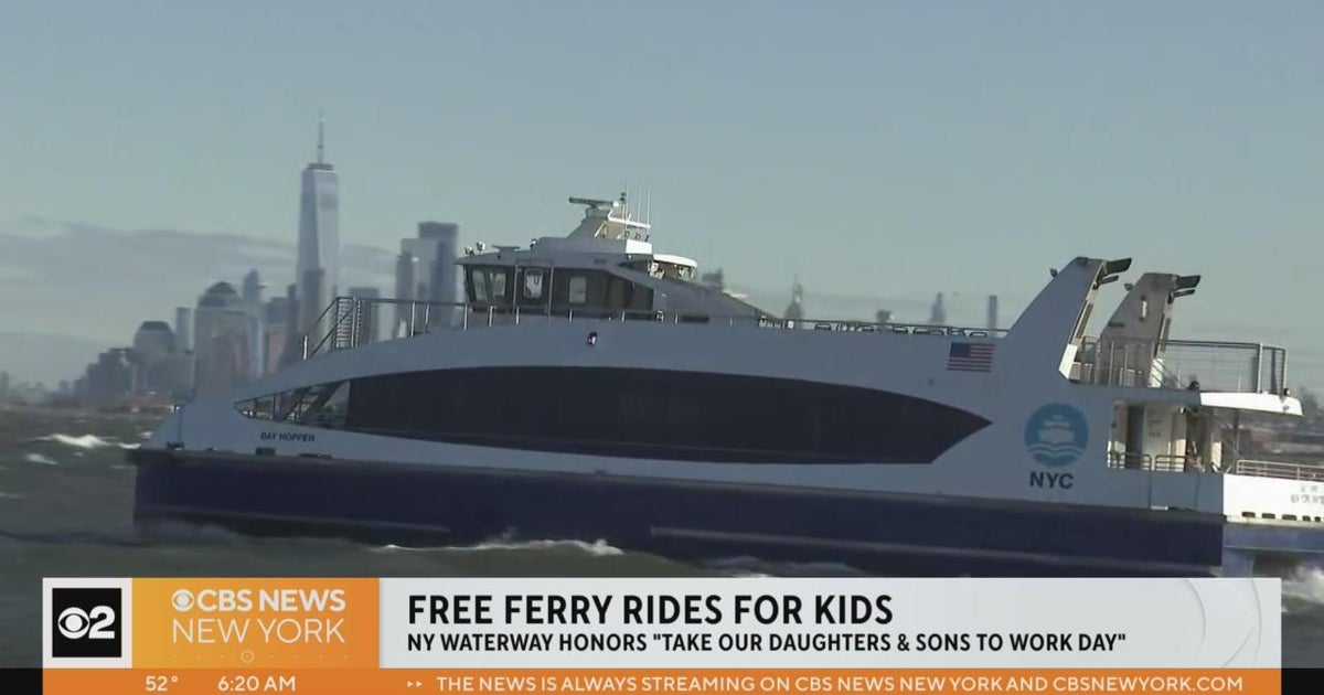 Kids ride NYC ferries for free on Take Your Daughter or Son To Work Day ...