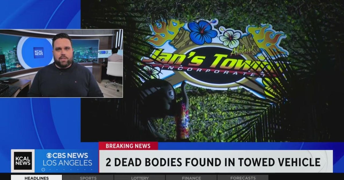 Azusa tow truck driver finds two dead bodies in impounded vehicle - CBS ...