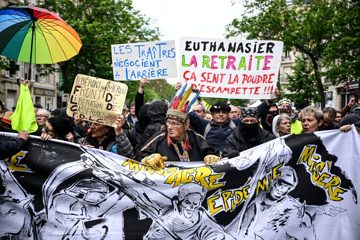 Clashes erupt in France on May Day as hundreds of thousands protest ...