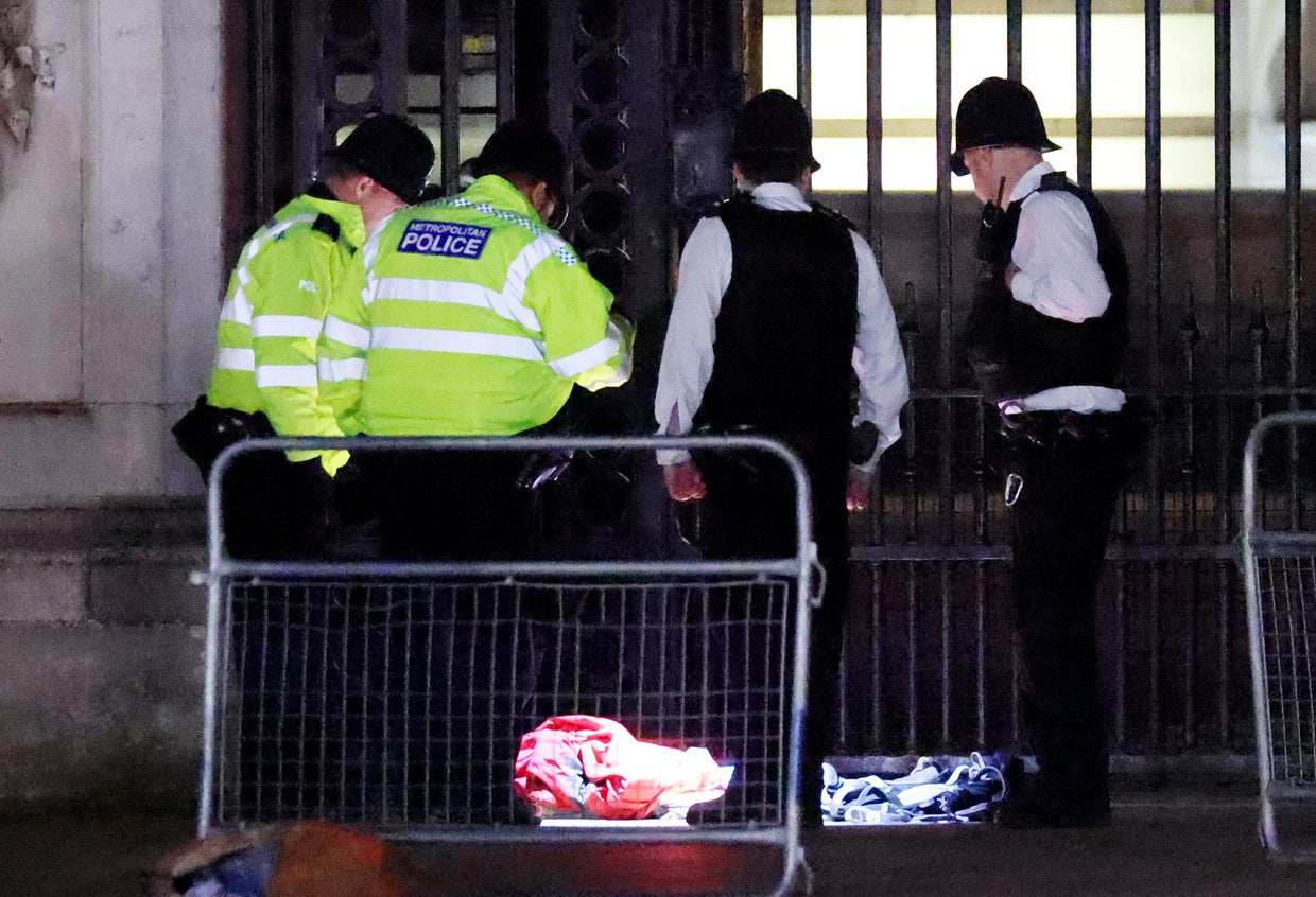Man arrested outside Buckingham Palace after throwing suspected shotgun ...