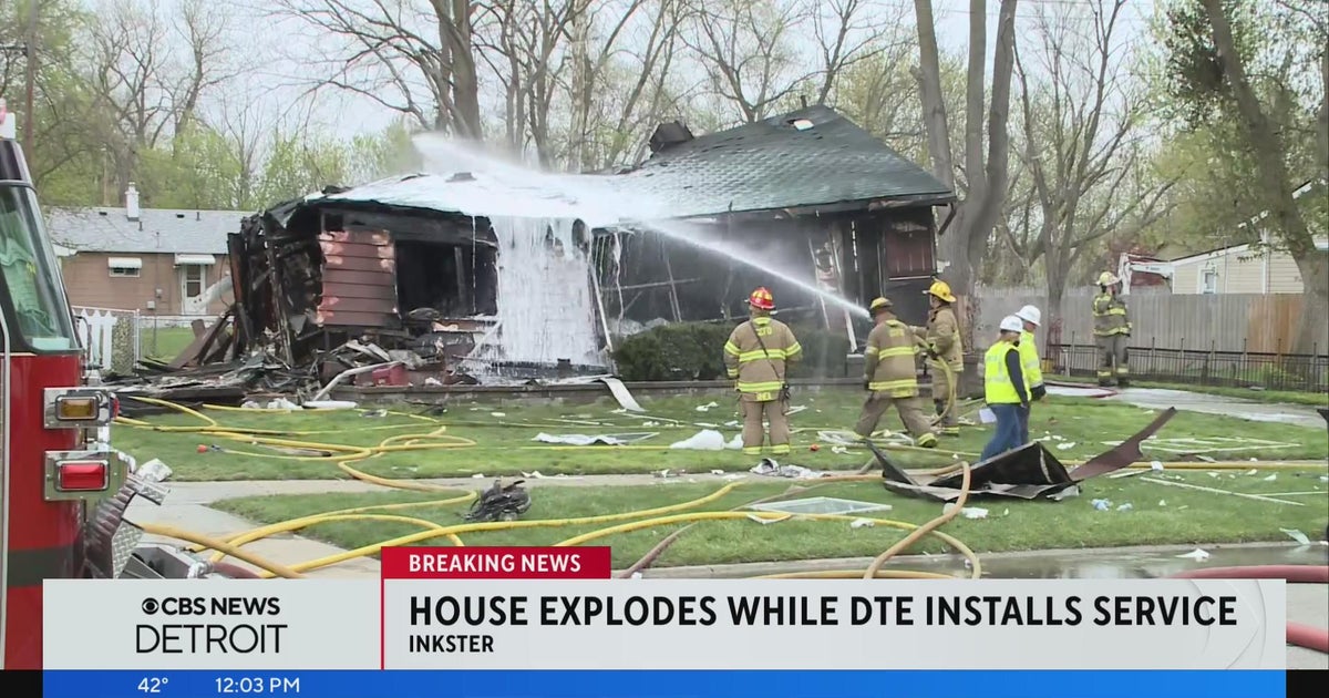 Man burned in Inkster house explosion - CBS Detroit