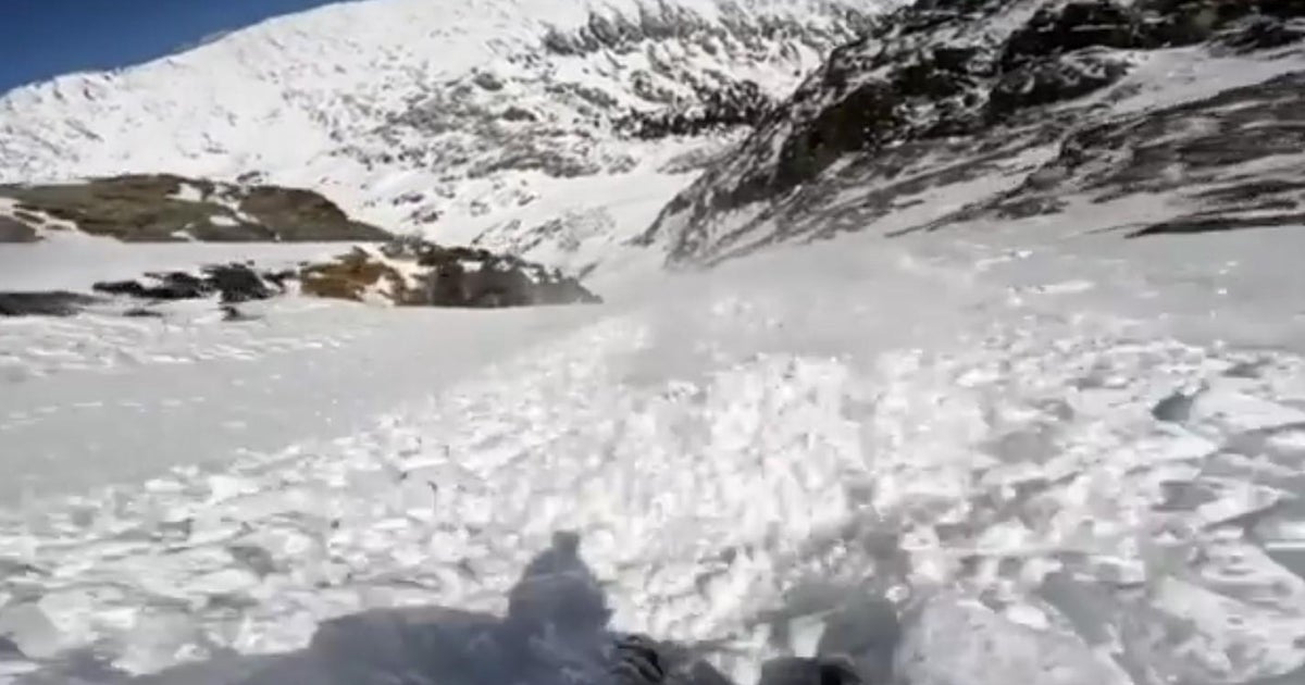 Survivor of avalanche in Colorado mountains: "I got away with something ...