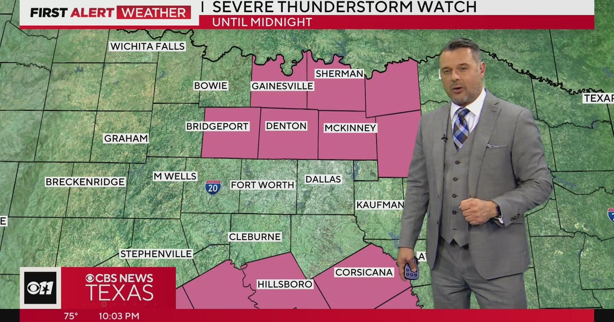 Severe thunderstorm watch in effect for parts of North Texas until ...