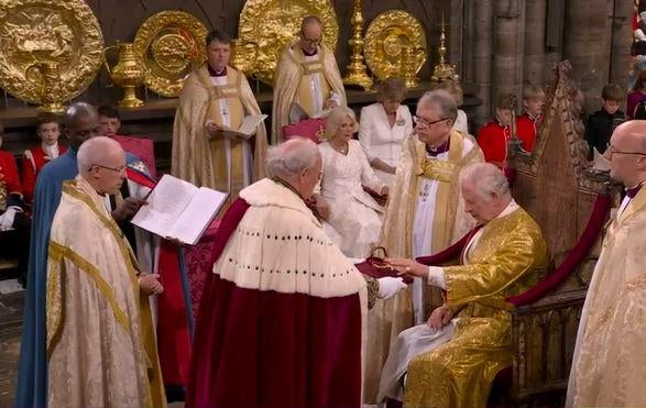 King Charles III and Queen Camilla officially crowned in coronation ...