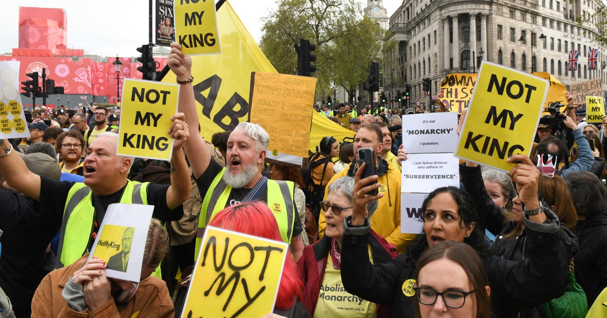Arrests as King Charles' coronation met with protests in London - CBS News