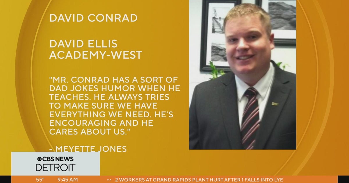 Teachers Appreciation Week: David Conrad of David Ellis Academy West ...
