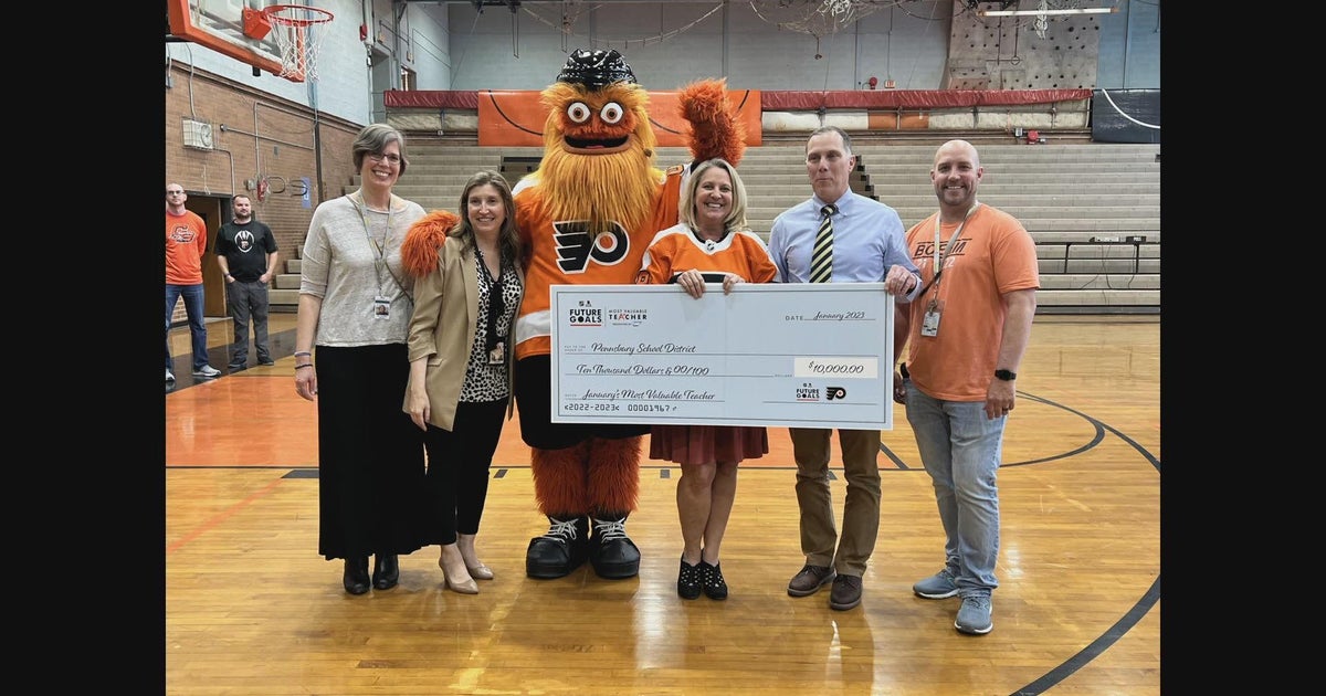 Yardley teacher named finalist for NHL's "Most Valuable Teacher" - CBS ...