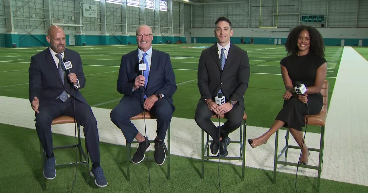CBS News Miami Dolphins preseason broadcast team - CBS Miami