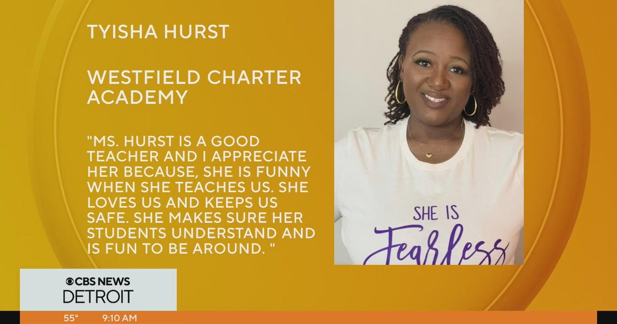 Teacher Appreciation Week: Tyisha Hurst of Westfield Charter Academy - CBS Detroit
