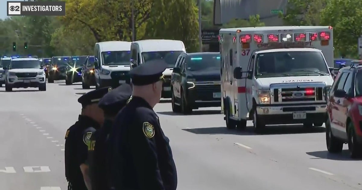 Solemn procession for Chicago Police Officer Areanah Preston - CBS Chicago