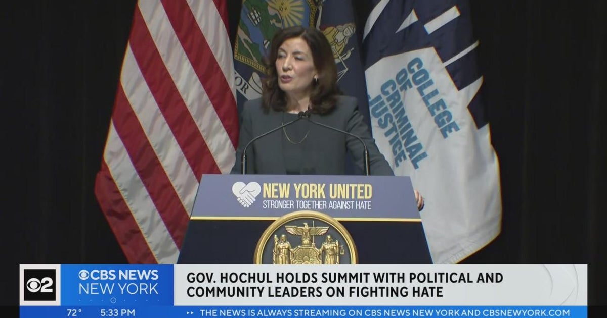 Gov. Hochul holds summit on fighting hate - CBS New York