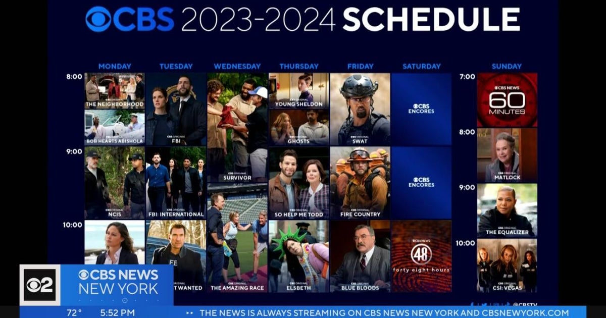 CBS unveils 2023-24 primetime schedule - CBS New York