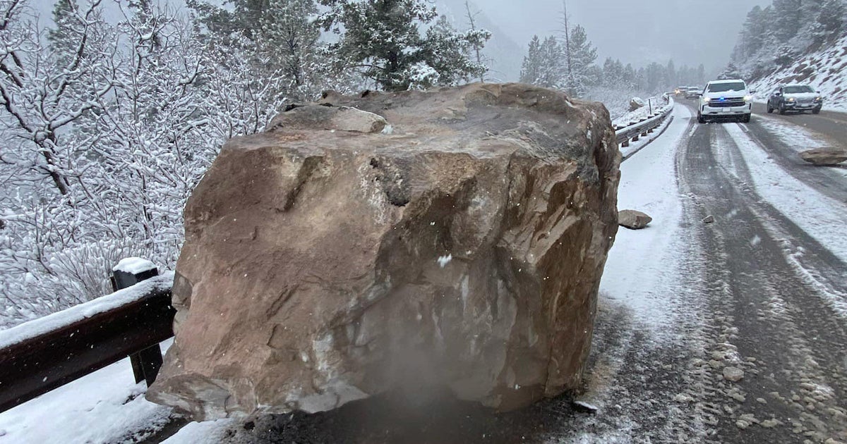 Rockfall in the Rockies: snow totals, wet spring contribute to this ...