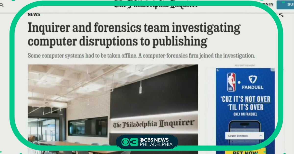 Computer issues disrupts Sunday Inquirer - CBS Philadelphia