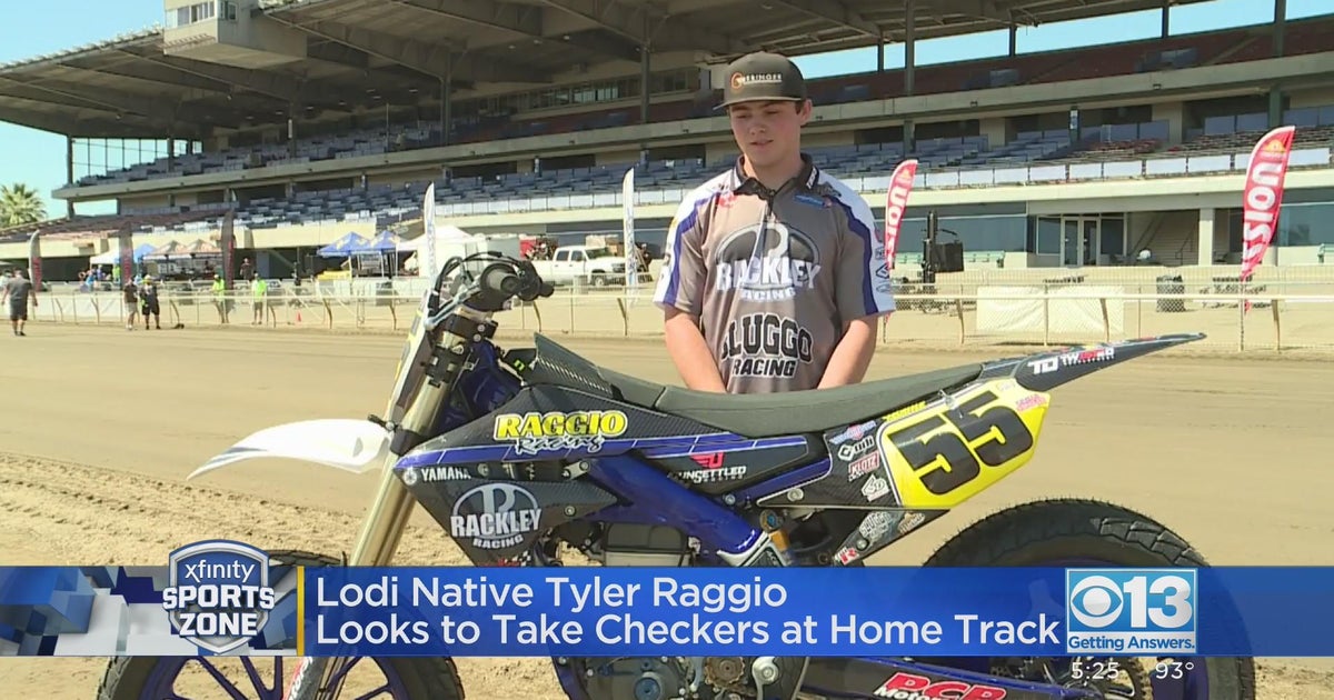 Lodi native Tyler Raggio looks to take checkers at home track - CBS ...