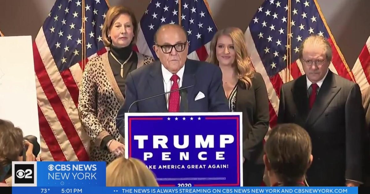 Rudy Giuliani accused of sexual harassment in lawsuit - CBS New York