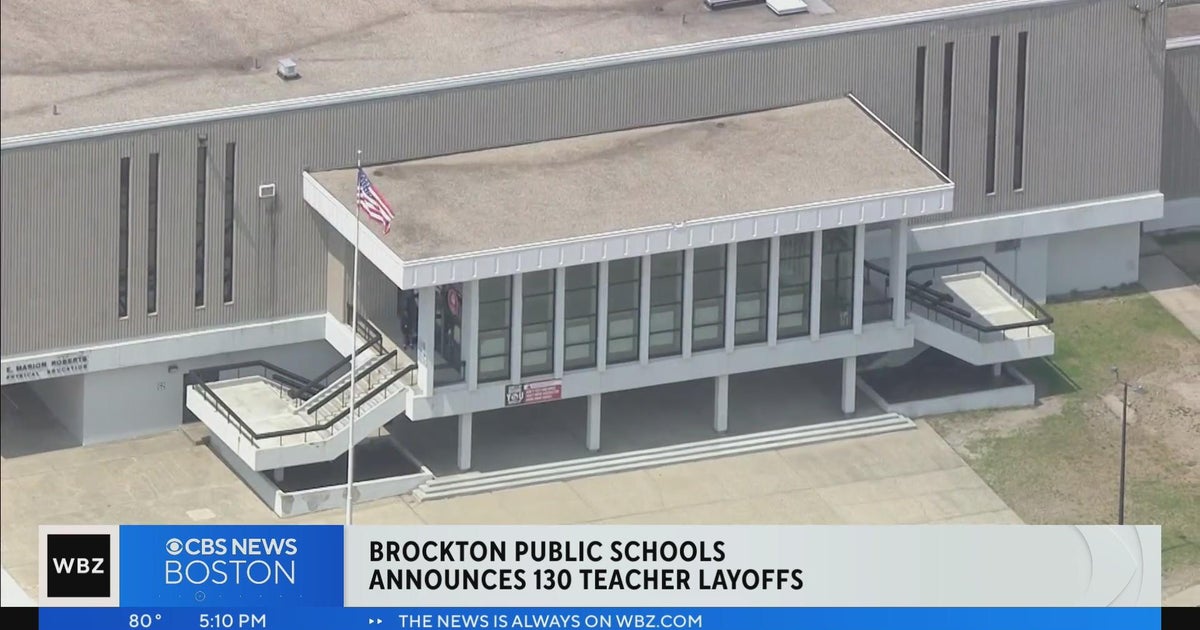 Brockton laying off 130 public school teachers - CBS Boston