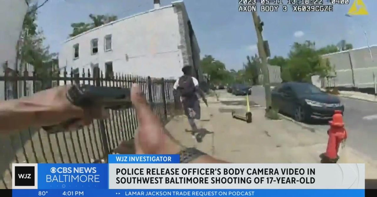Baltimore Police Release Body Camera Video Of Officer Shooting 17 Year