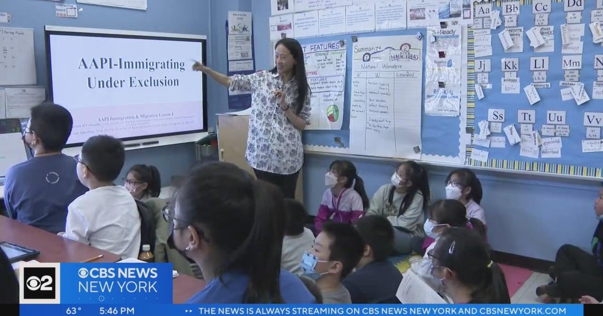 Federal legislation promotes teaching AAPI history in schools - CBS New ...
