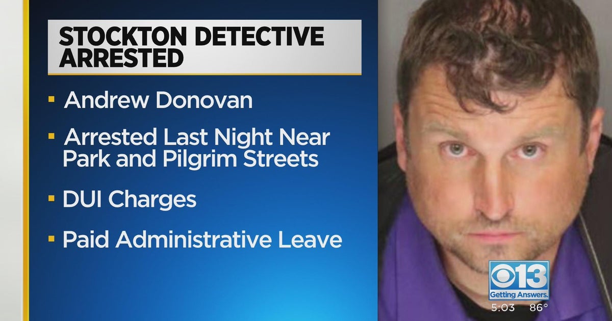 Off Duty Stockton Police Detective Arrested On Suspicion Of Drunken