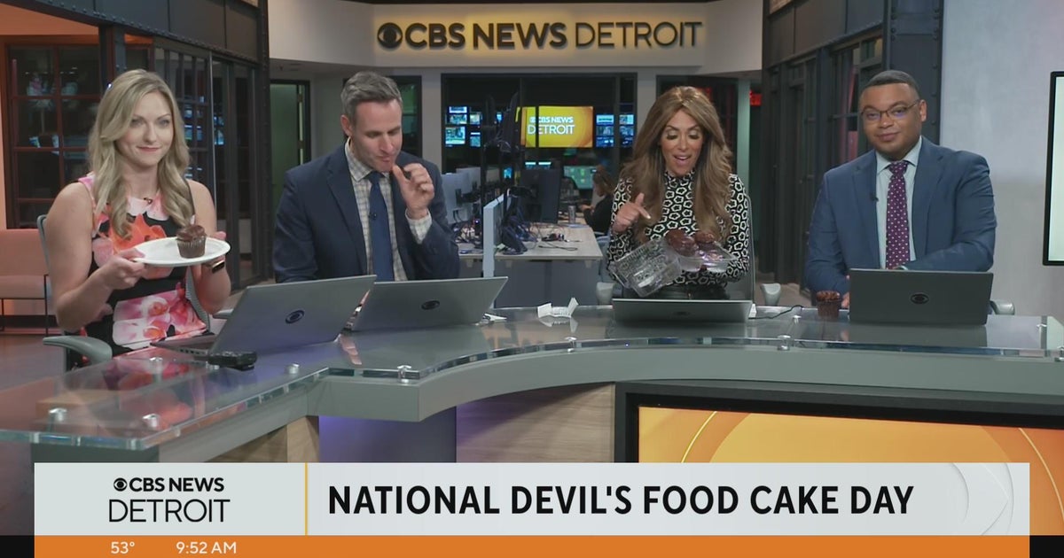 CBS News Detroit celebrates National Devil's Food Cake Day - CBS Detroit