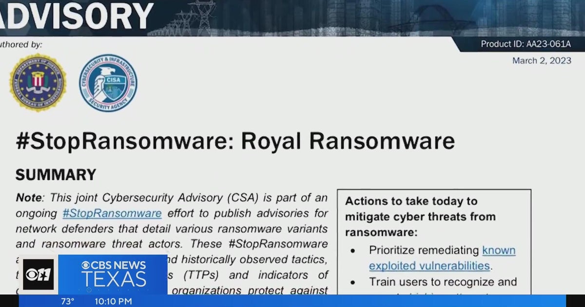 Royal ransomware group threatens to release sensitive information from ...