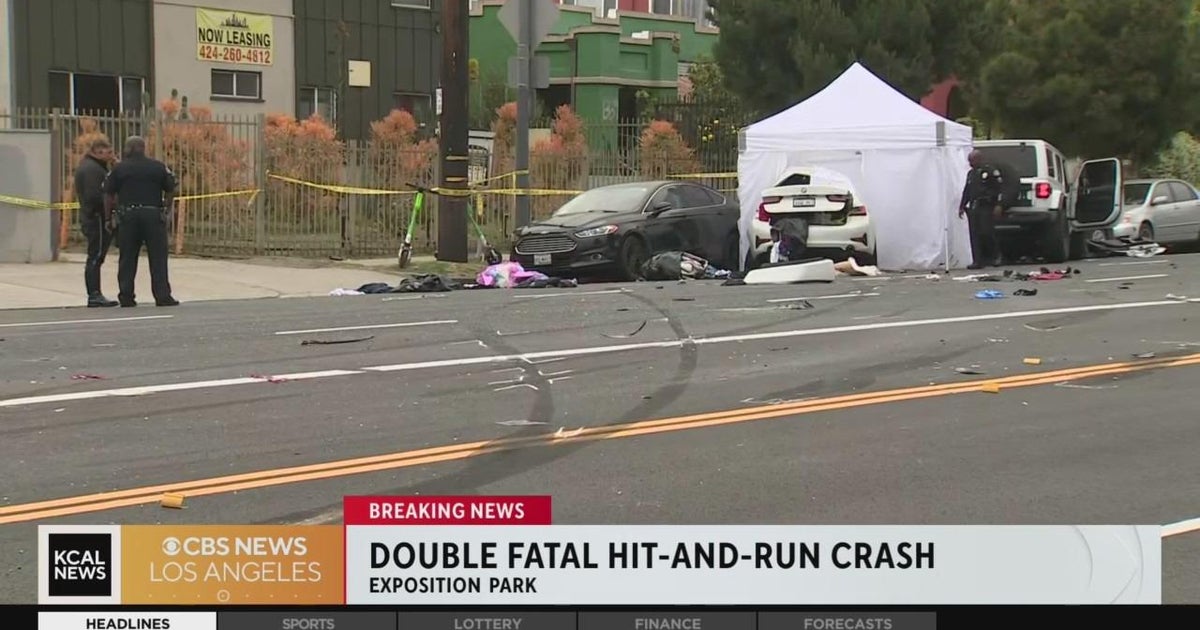 2 people killed following hit-and-run crash in Exposition Park - CBS ...