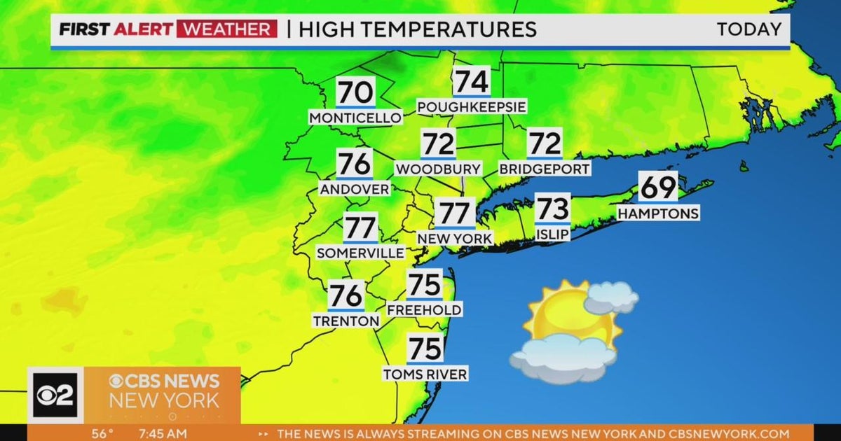 First Alert Weather: CBS2's Sunday morning update - 5/21/23 - CBS New York