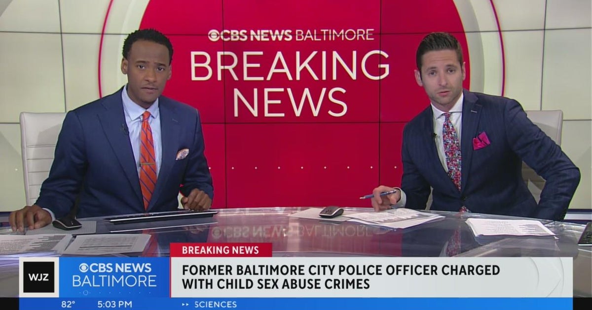 Former Baltimore Police Officer indicted on child sex charges - CBS ...