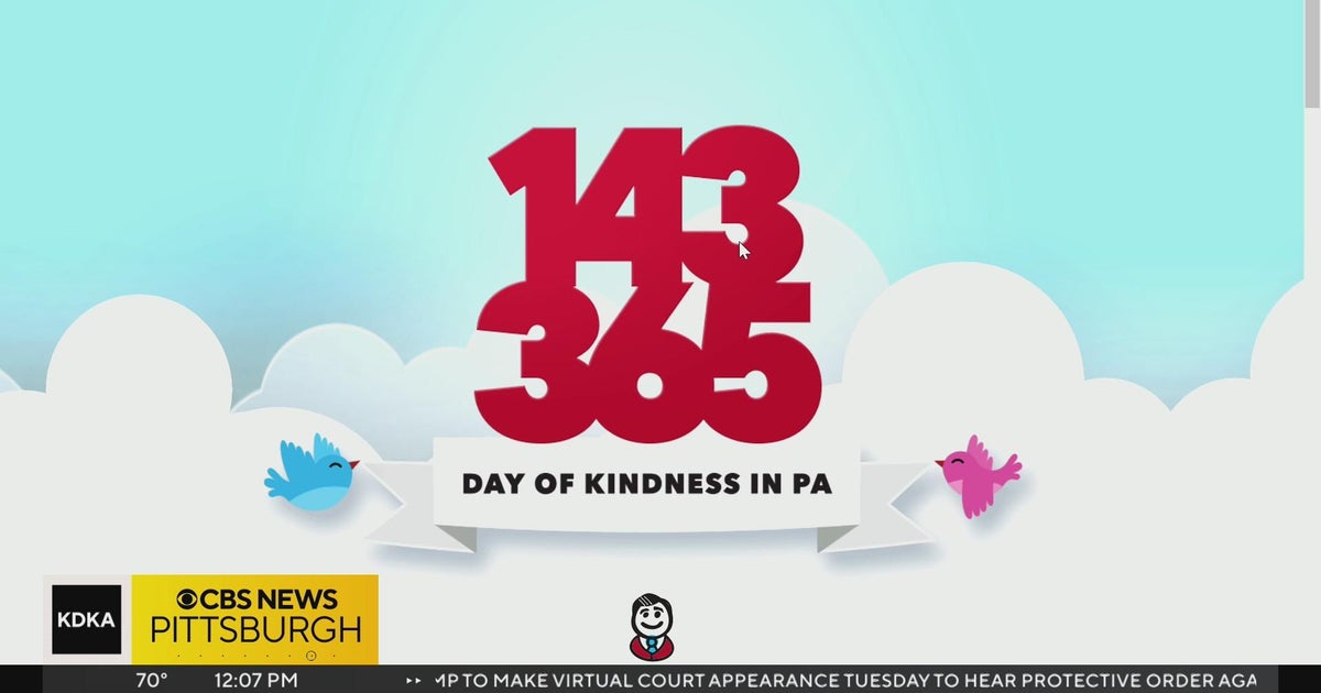 Celebrate 143 Day by showing your kindness - CBS Pittsburgh
