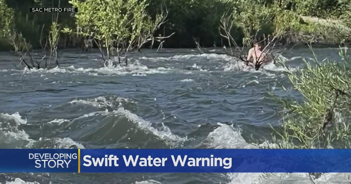 Officials warn of swift water ahead of Memorial Day Weekend after rescue - CBS Sacramento