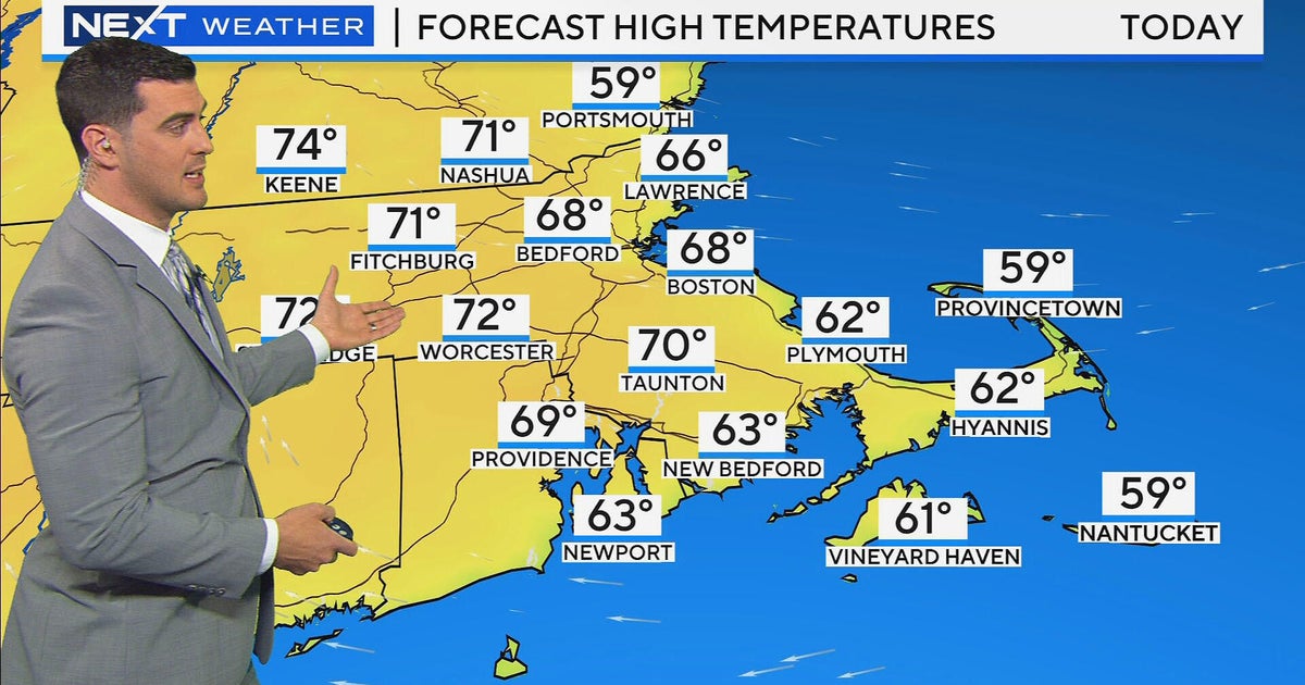 Next Weather Wbz Morning Forecast For May 23 2023 Cbs Boston