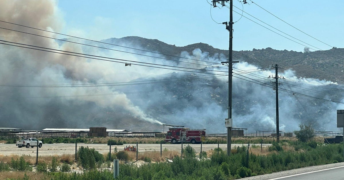 Ramona Fire 93% contained after scorching 348 acres - CBS Los Angeles