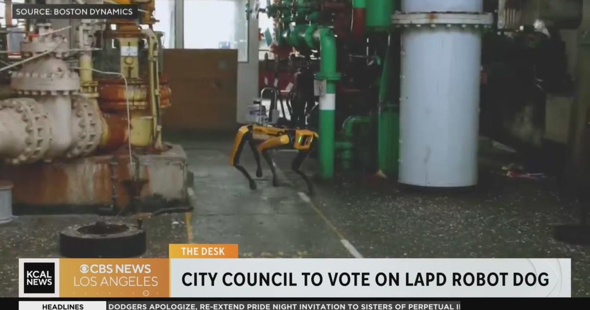 City Council to vote on LAPD 'Robot Dog' - CBS Los Angeles