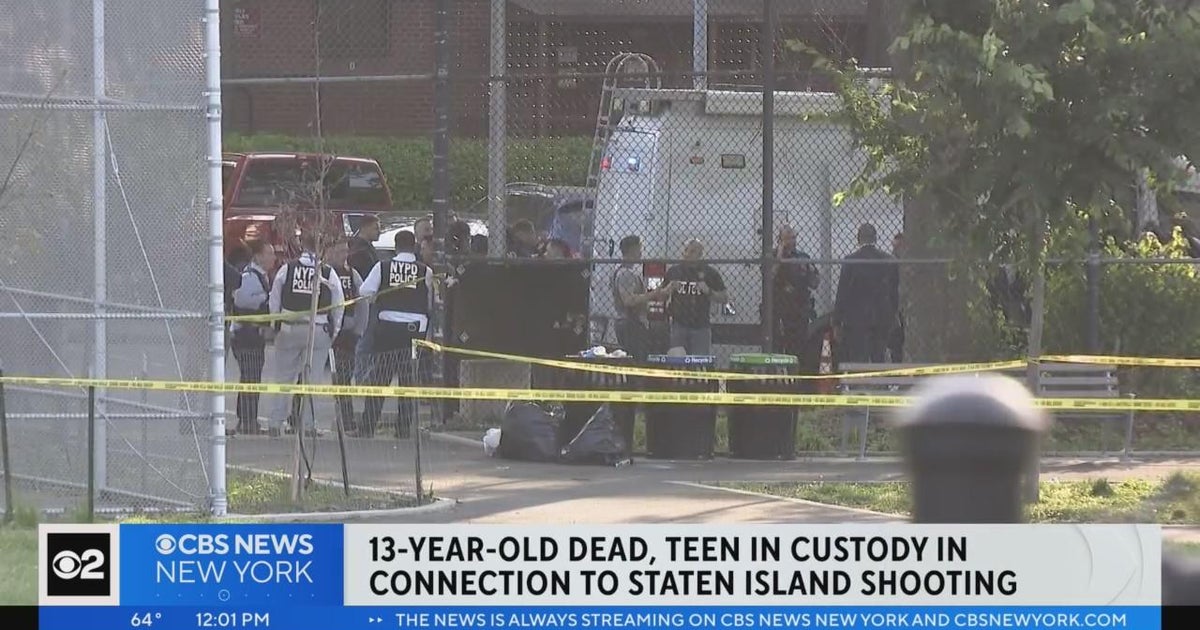 13 Year Old Dies After Basketball Court Shooting Cbs New York