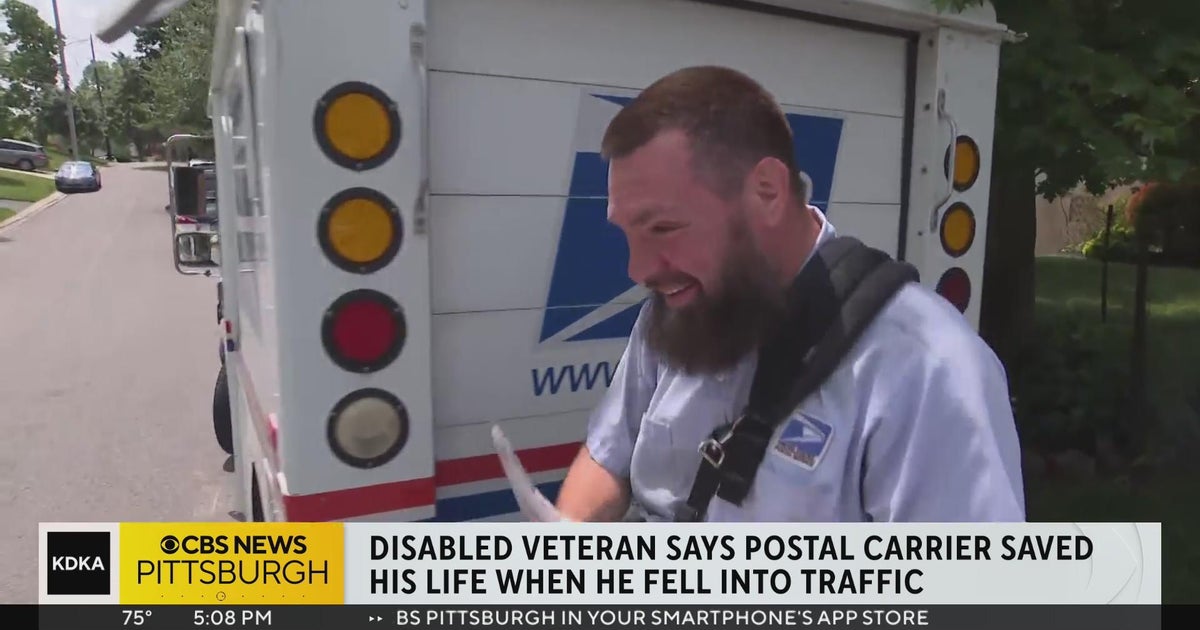 Disabled veteran says postal carrier saved his life when he fell into ...