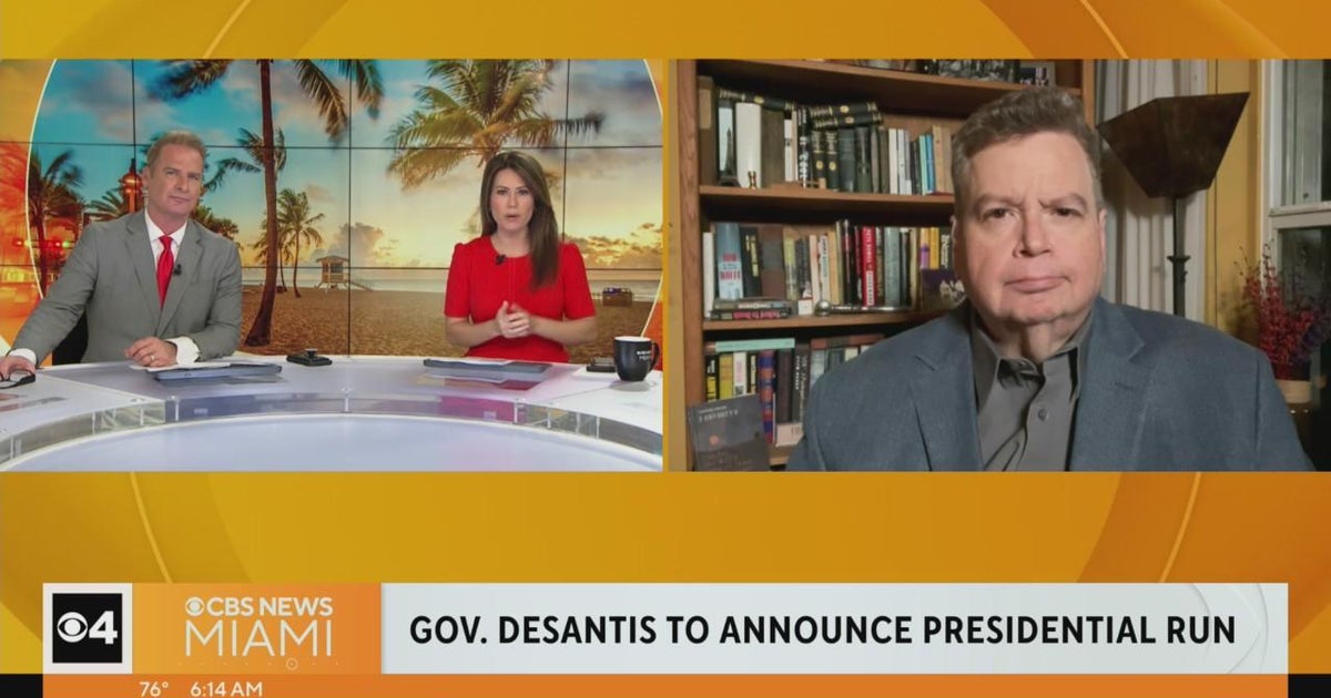CBS News Miami's Jim DeFede weighs in expected DeSantis presidential ...