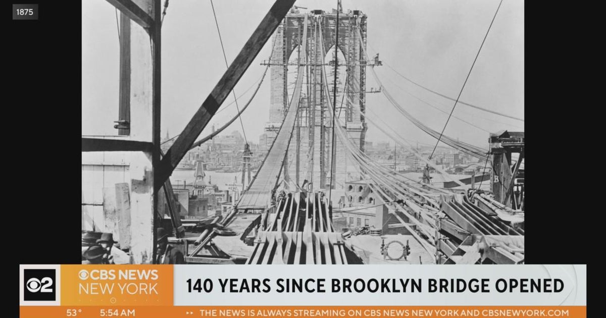 Today marks 140 years since opening of Brooklyn Bridge - CBS New York