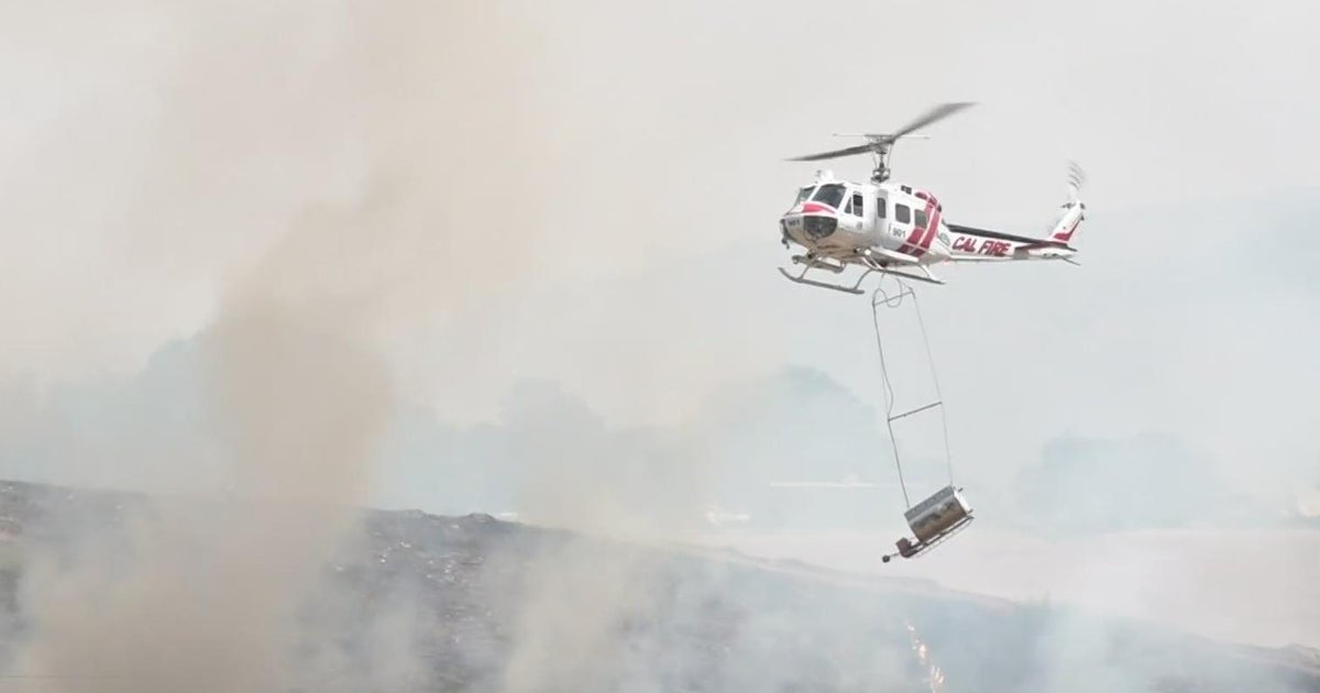 Cal Fire working on reducing fire risk from the air - CBS Sacramento